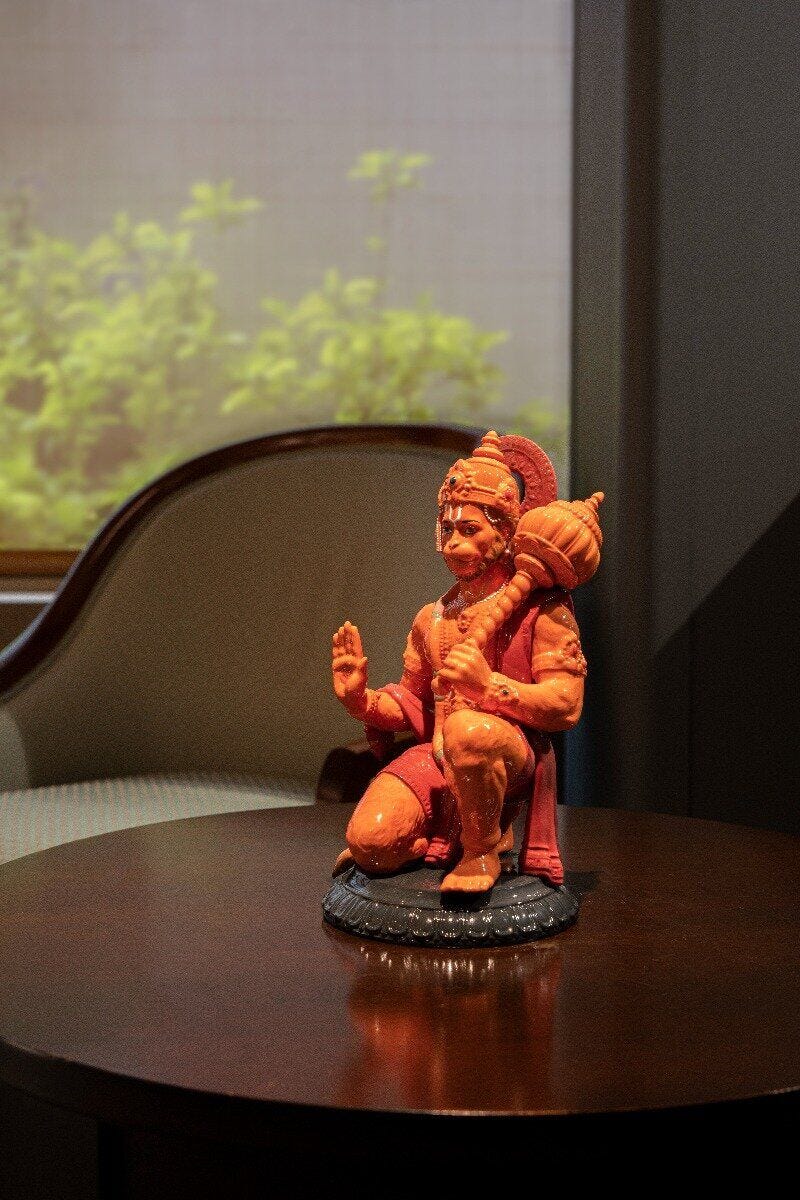 Lladró Hindu Hanuman Orange Sculpture – FormFluent