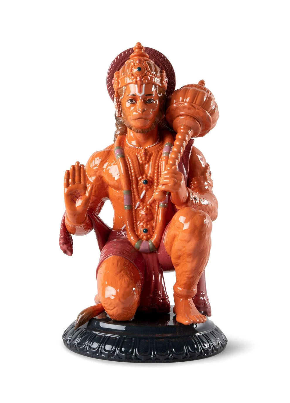 Lladró Hindu Hanuman Orange Sculpture – FormFluent