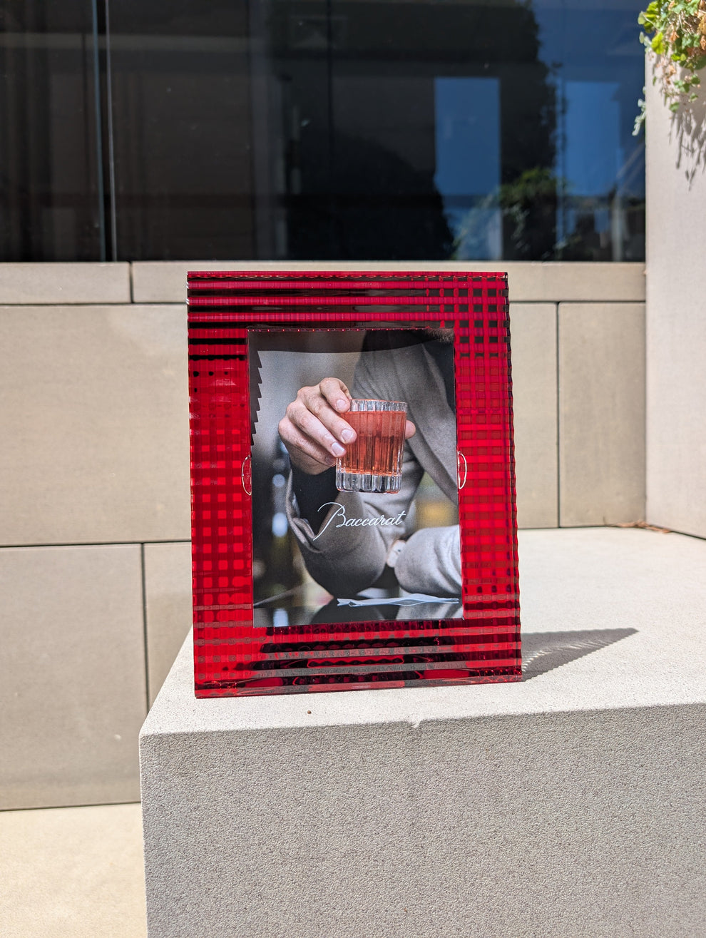 Baccarat Eye Photo Frame Red Crystal | FormFluent